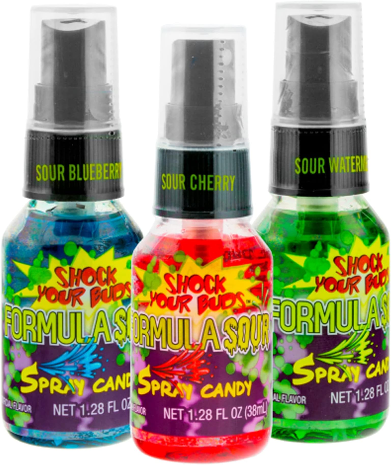 Amazon.com : Fruidles Sour Candy Spray, Comes in Three Different ...