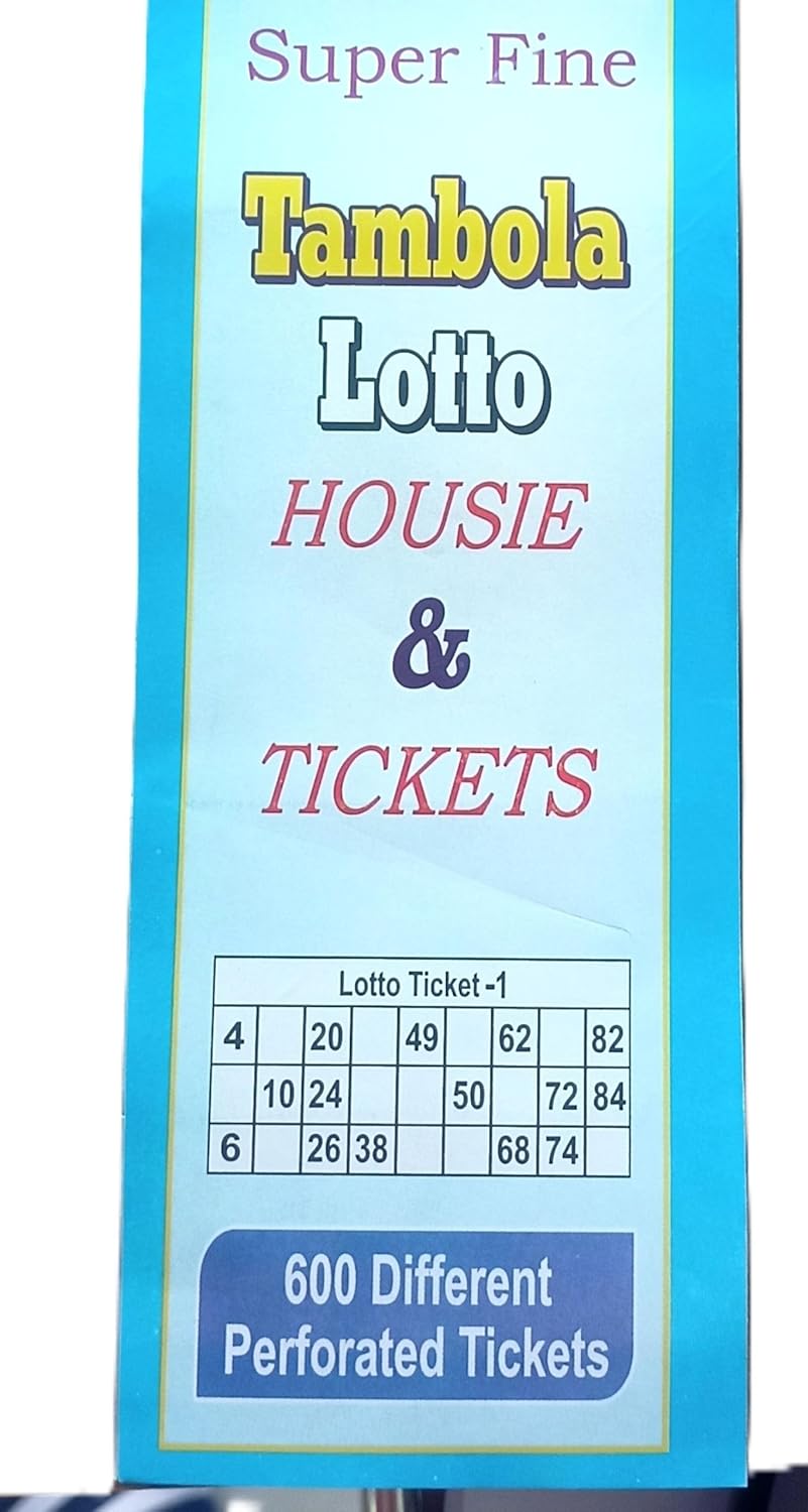 Amazon.com: Tambola Game Set, Indian TAMBOLA Tickets HOUSIE, 1200 ...