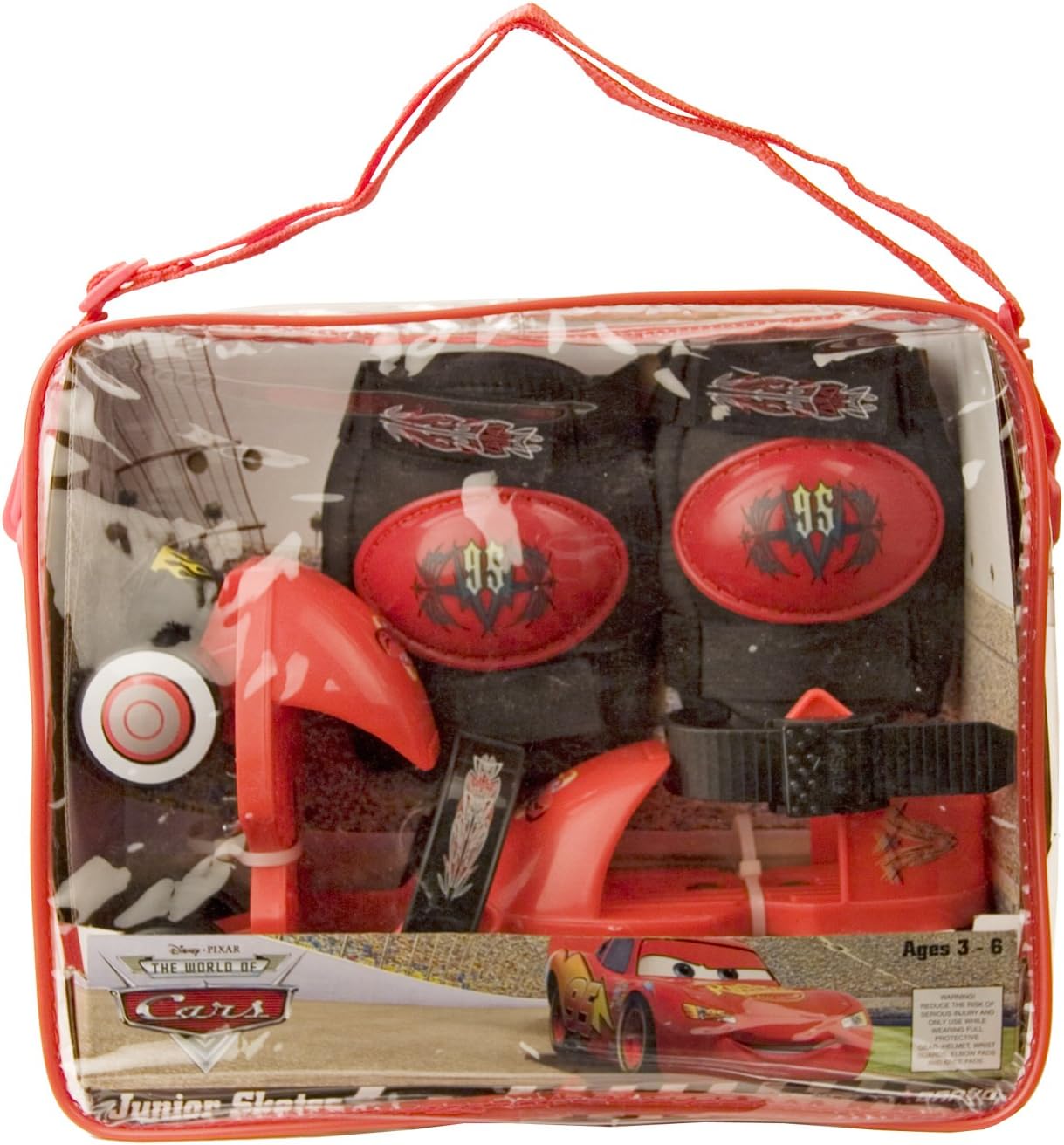 Amazon.com : Cars Junior Skate Combo in Vinyl Bag : Roller Skates ...