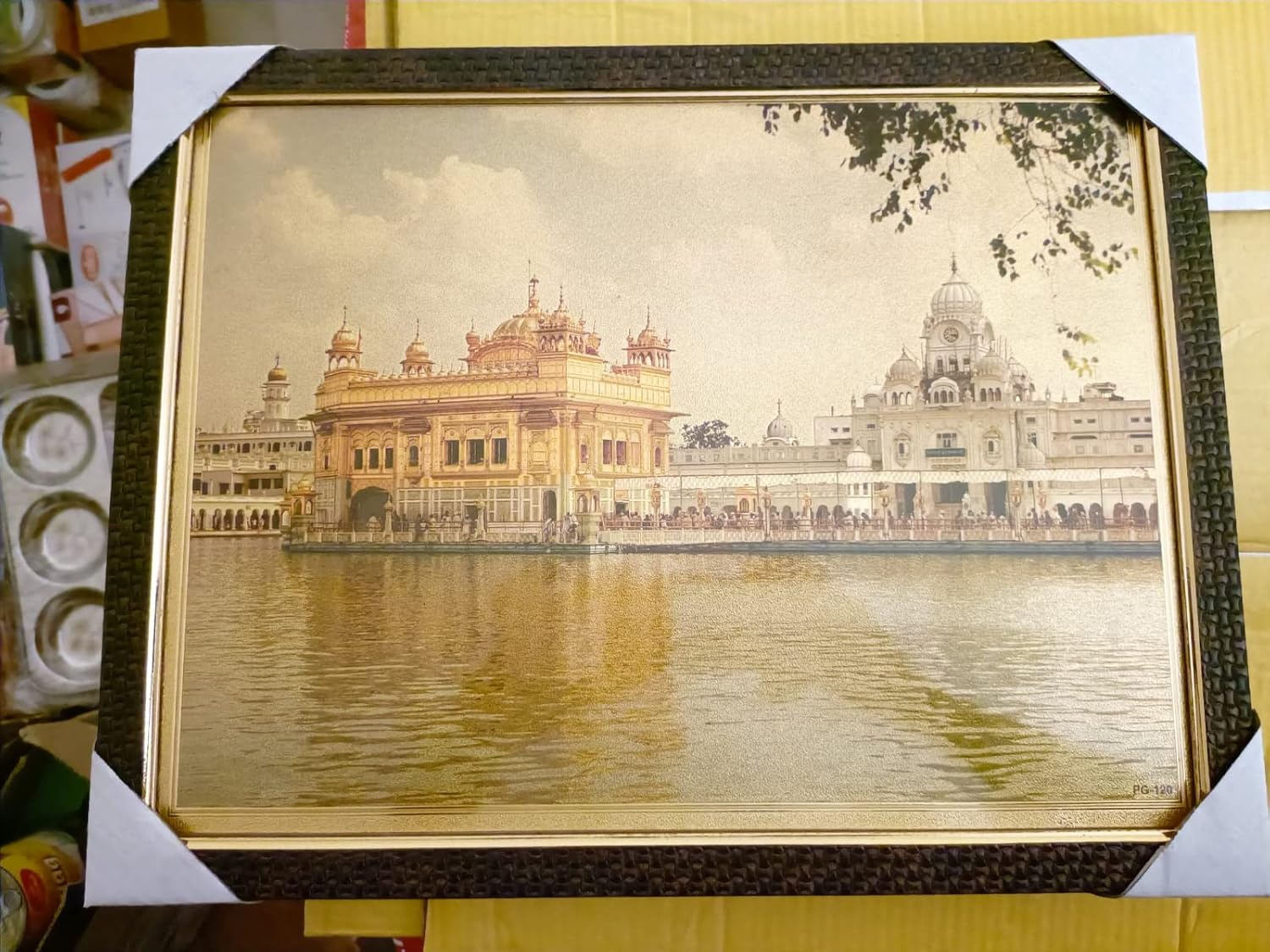 Amazon.com - Sikh Guru, Golden Temple Religious Photo Frame (Size:18 ...