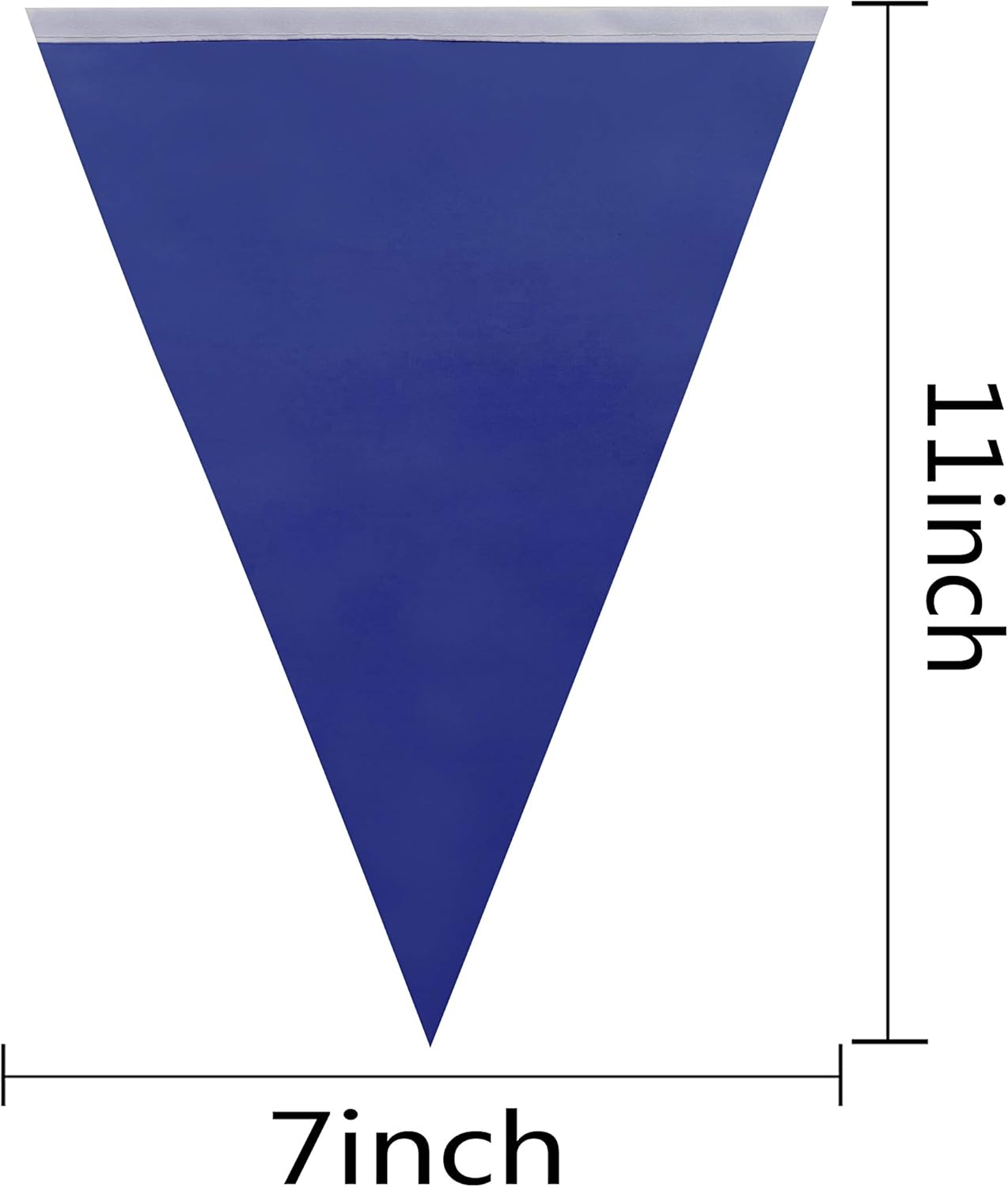 Buy TSMD Solid Blue Pennant Banners Flags String DIY Bunting Flags ...