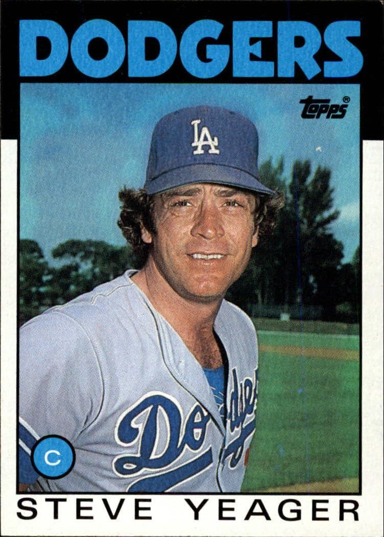 Amazon.com: 1986 Topps Baseball Card #32 Steve Yeager : Collectibles ...