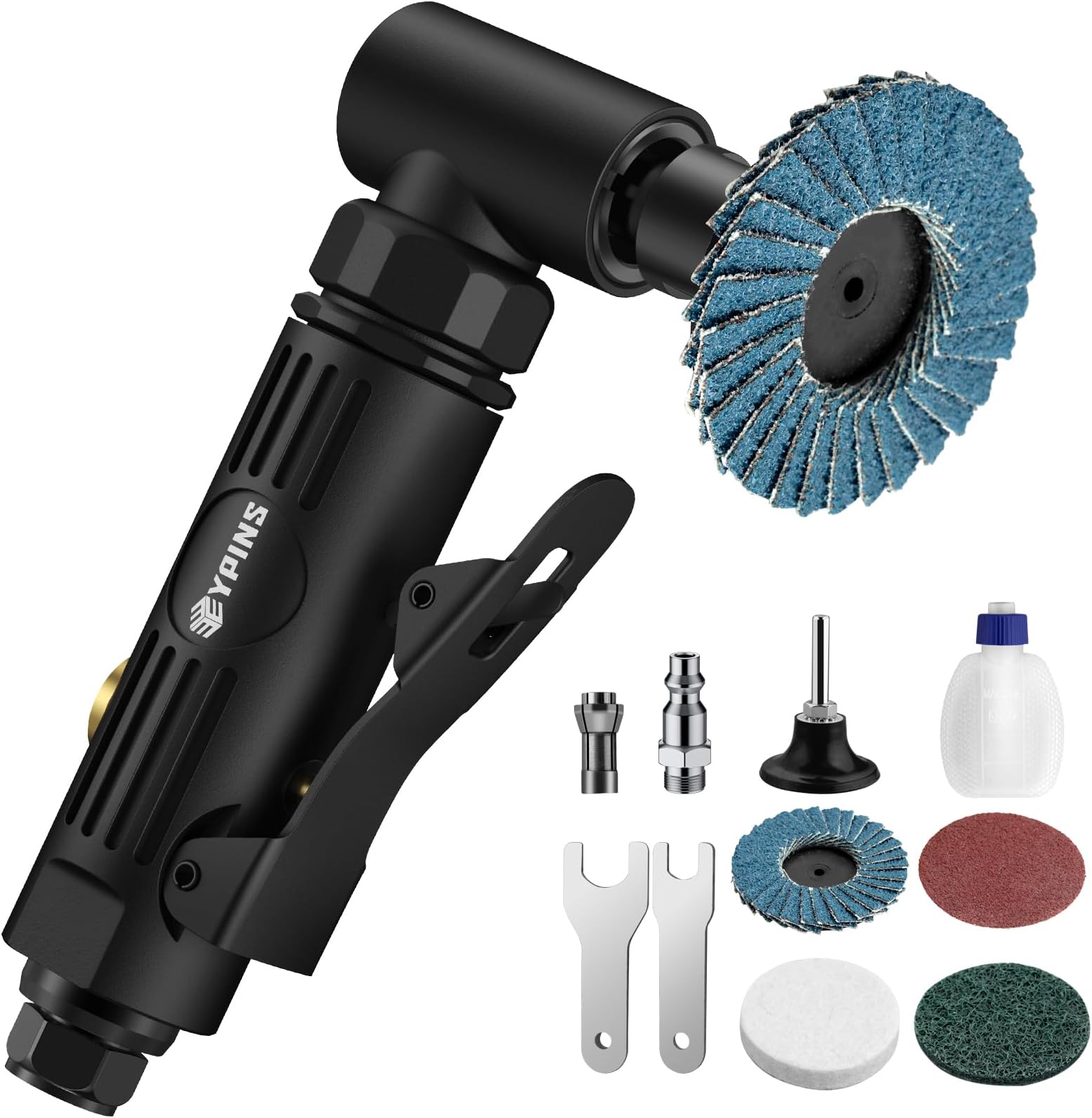 Amazon.com: EYPINS Air Die Grinder,1/4" Air Right Angle Die Grinder,90 ...