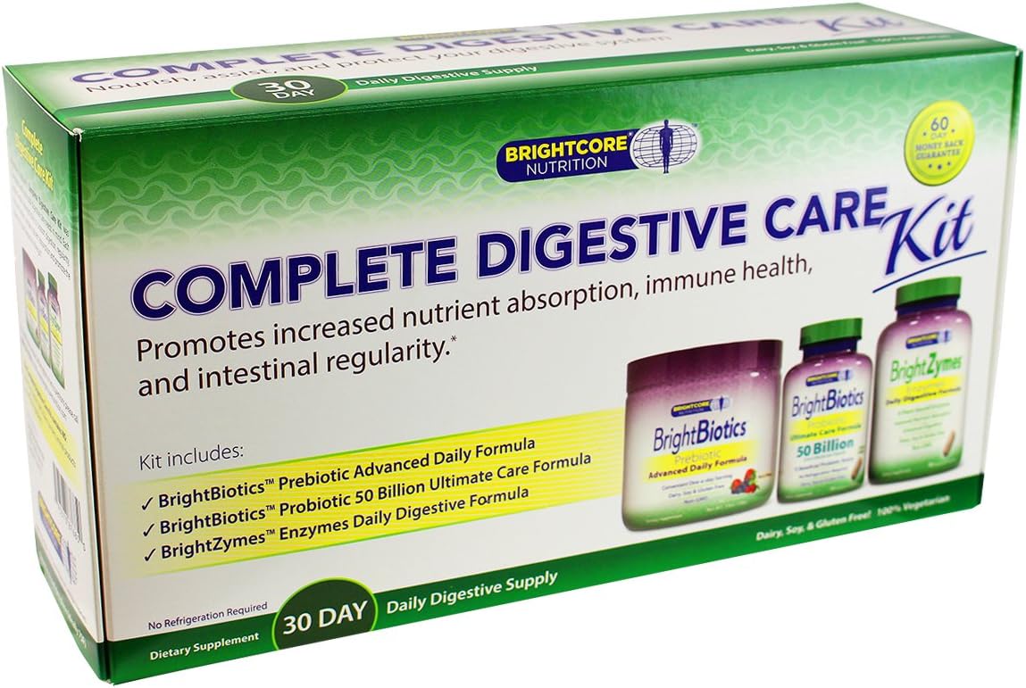 Amazon.com: Brightcore Nutrition Complete Digestive Care Kit, 30 Day ...
