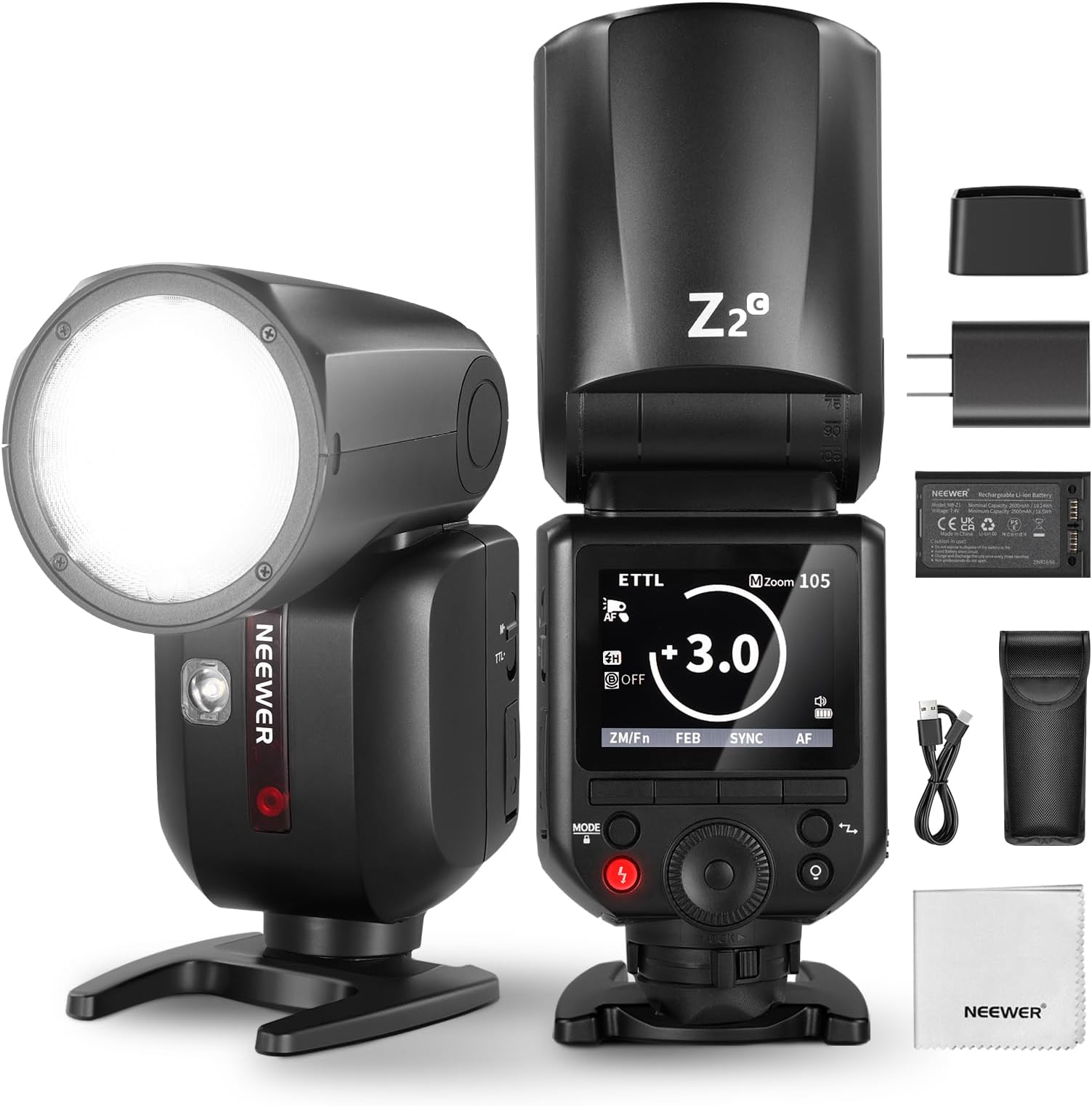 Amazon.com : NEEWER Z2-S 2.4G TTL Round Head Flash Speedlite for Sony ...