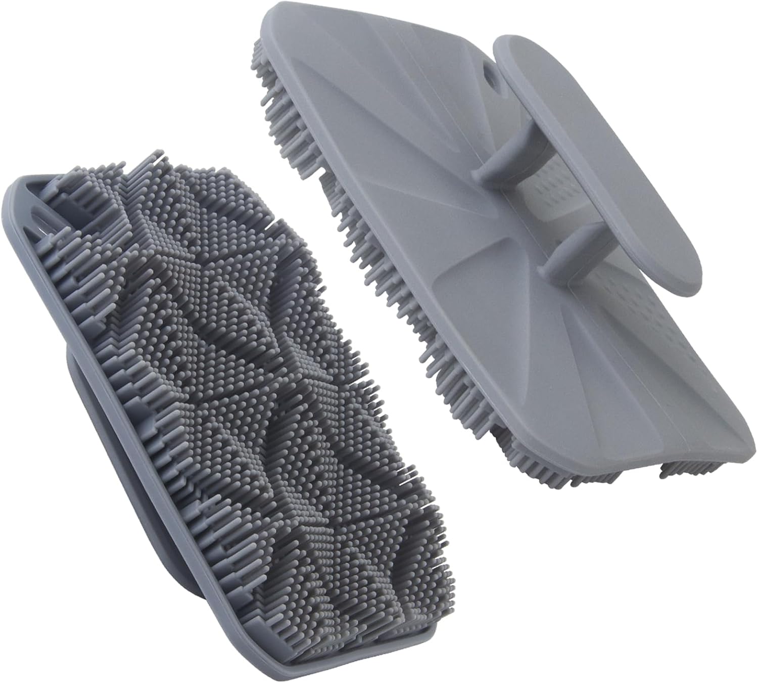 Amazon.com : Qshare Silicone Body Scrubber for Men & Women,Premium ...