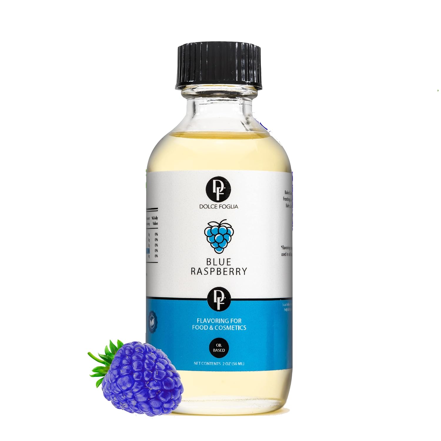 Amazon.com: Dolce Foglia Blue Raspberry Flavoring Oils - 8 Oz ...
