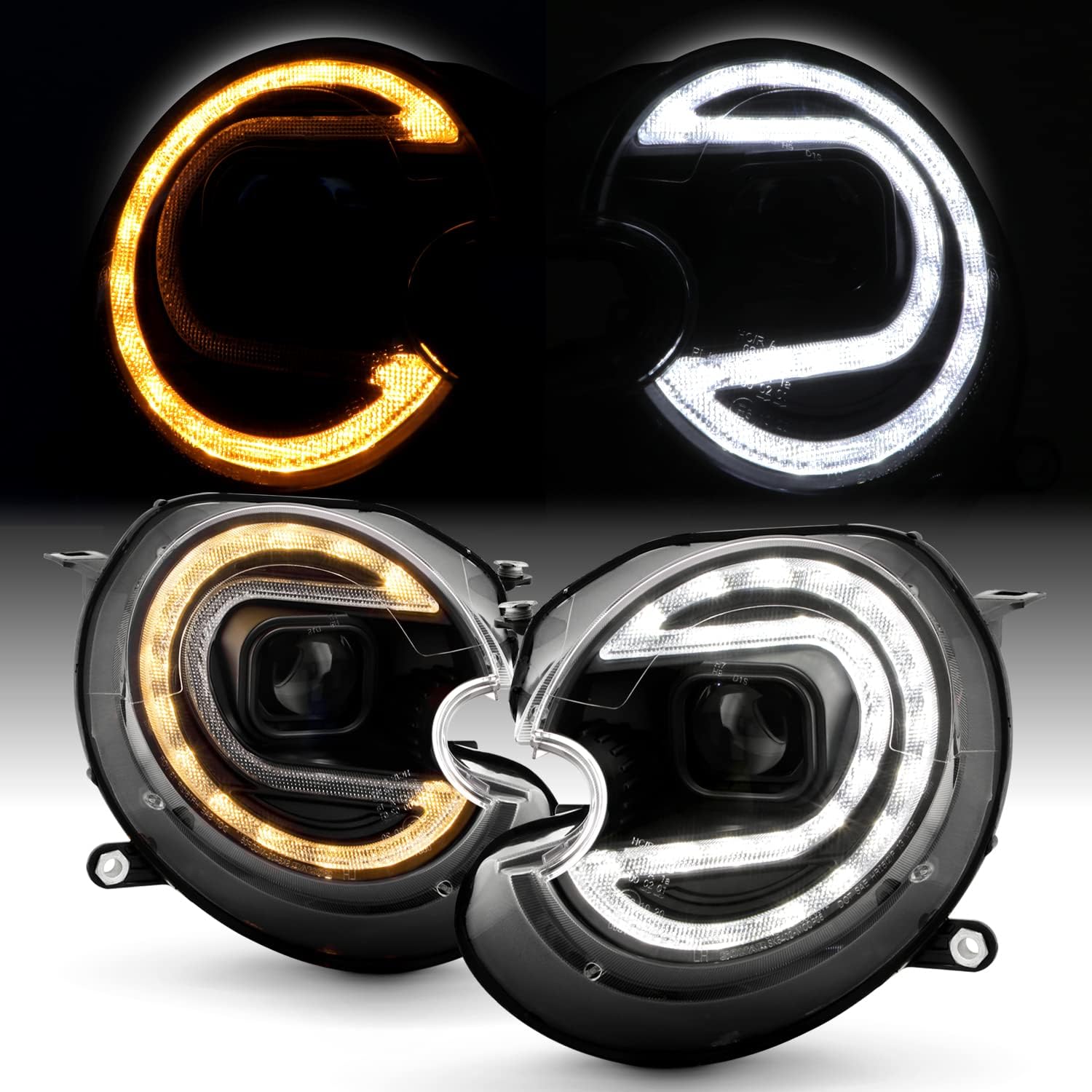 Amazon.com: ACANII - For [Halogen Model] 2007-2013 Mini Cooper LED Tube ...