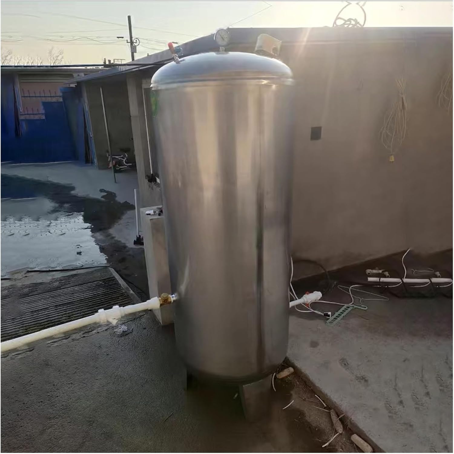 Amazon.com: MZZKFC Large Vertical Well Water Pressure Tank, Stainless ...