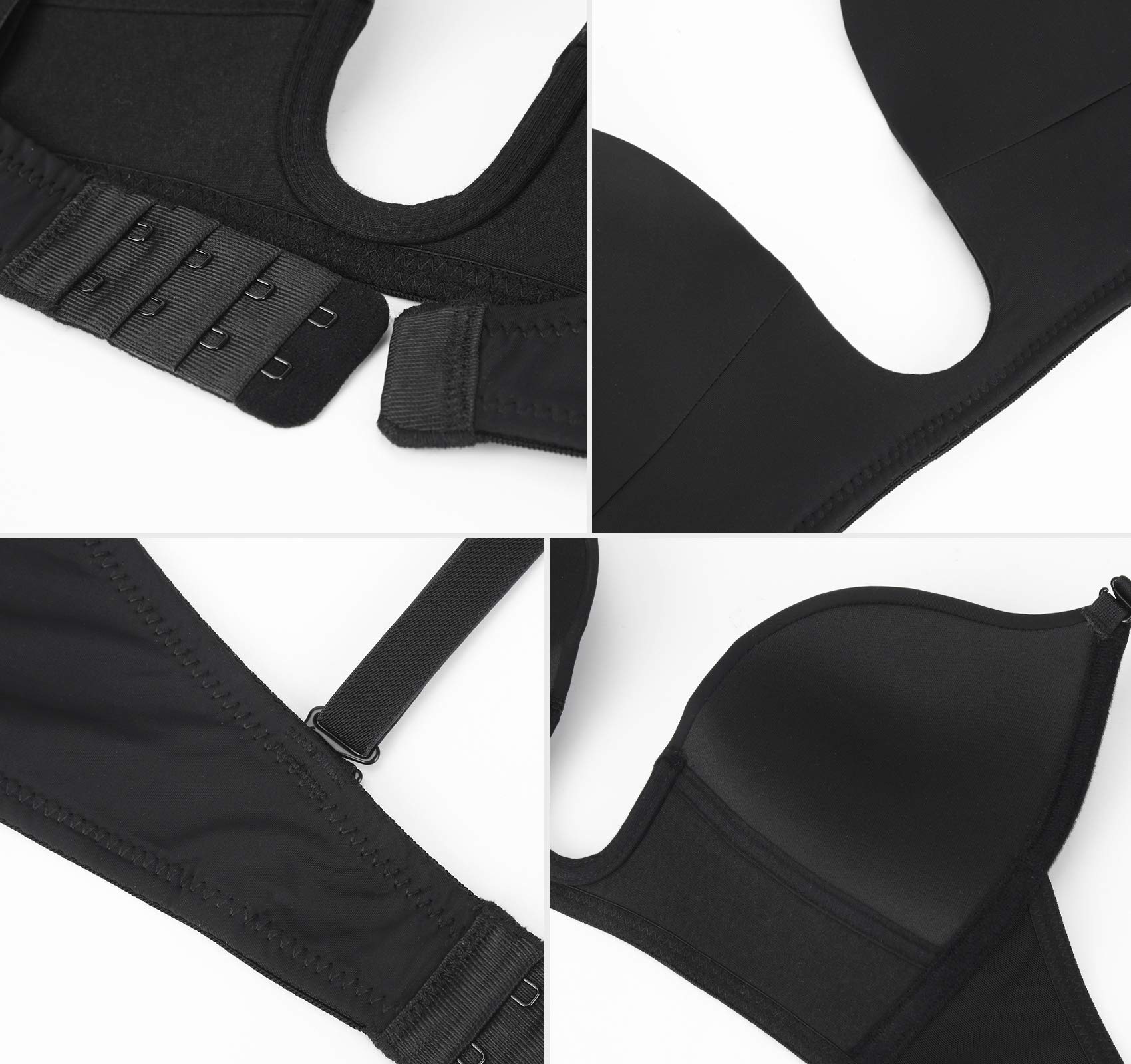 Snapklik.com : DotVol Womens Deep Plunge Bra Convertible Push Up Low ...