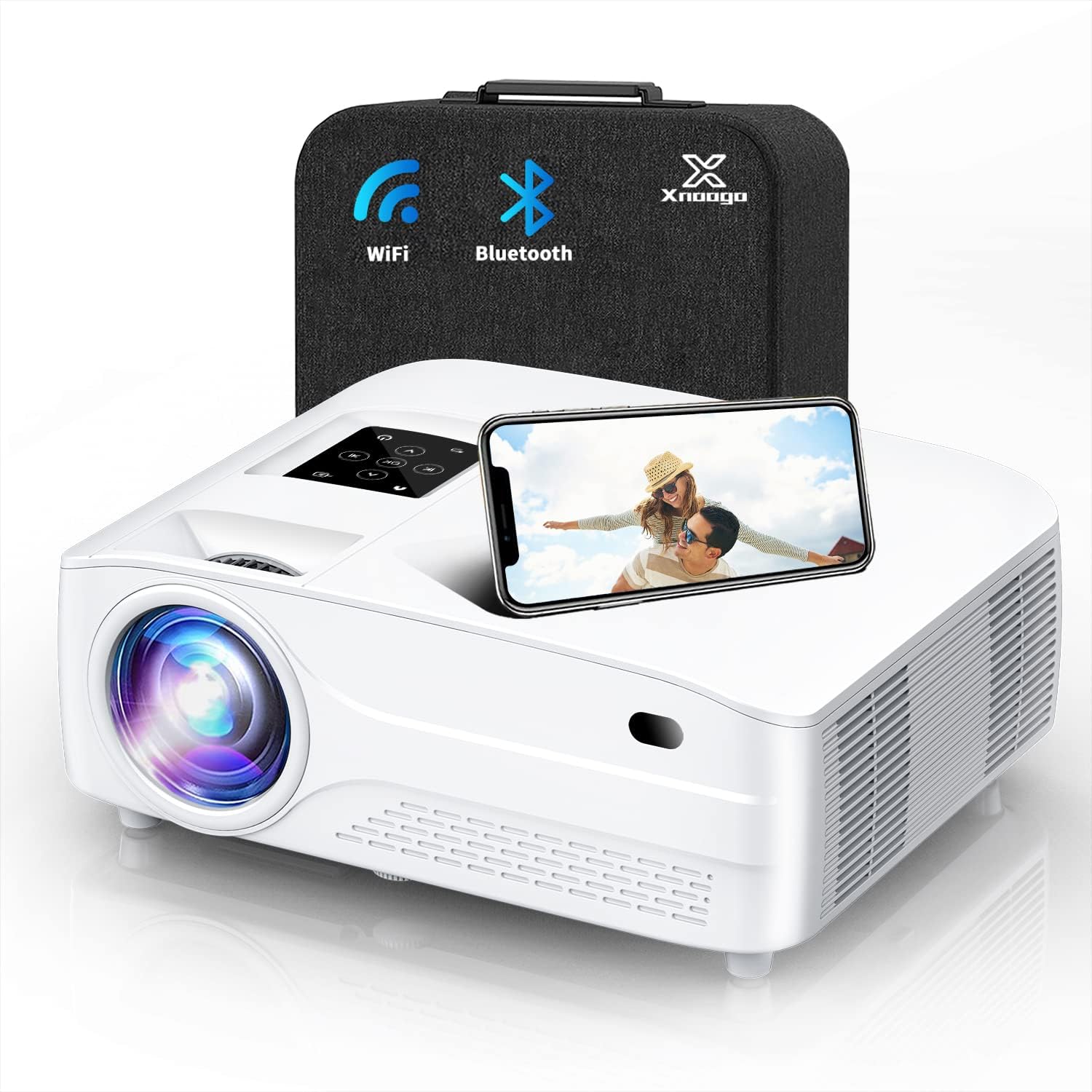 Amazon.com: 4K Projector with WiFi and Bluetooth,XNoogo 900 ANSI ...