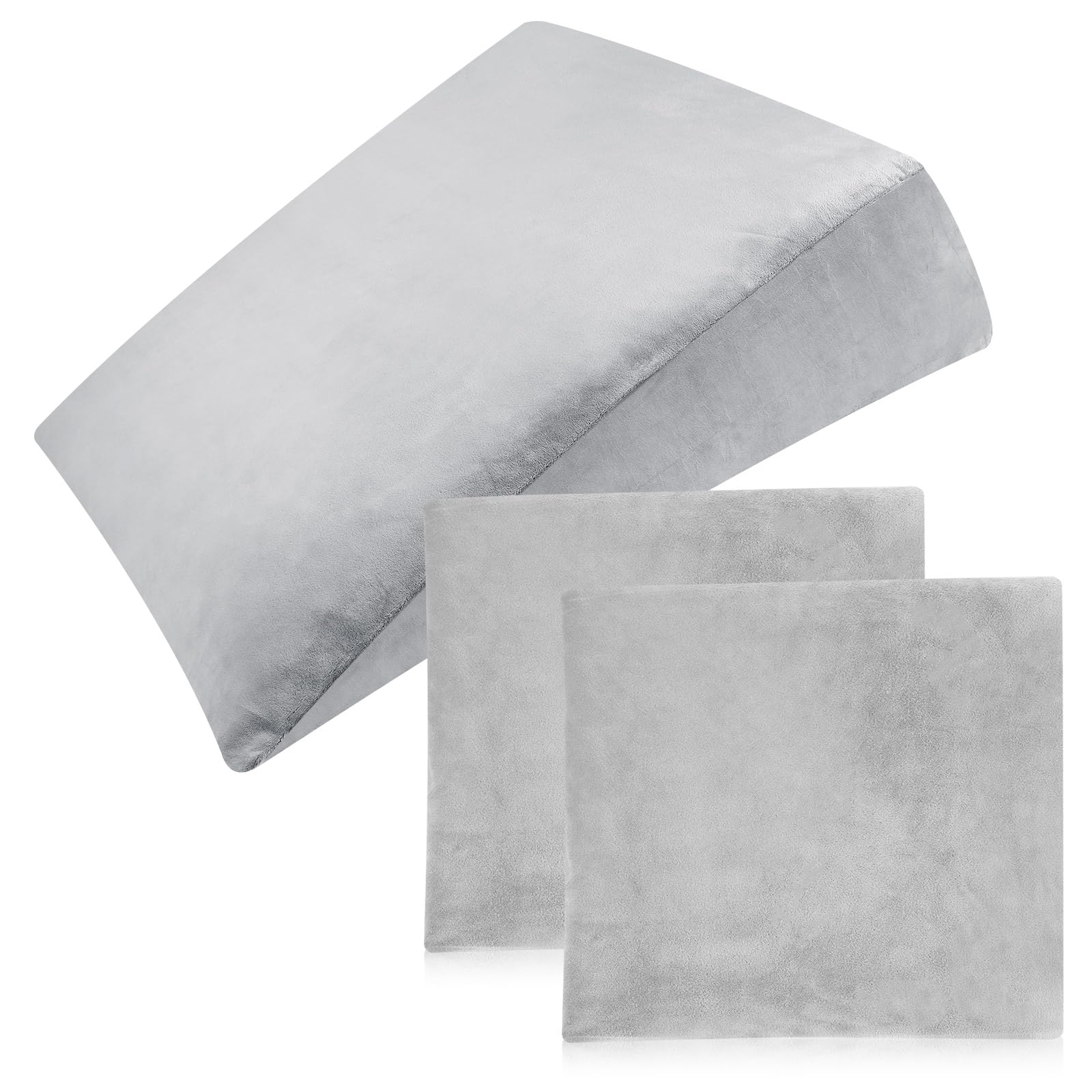 Wesiti 2 Pcs Wedge Pillow Cover for Bed Wedge Pillow Case Fits Wedges ...