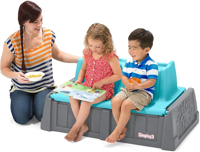 Amazon.com: Simplay3 Sand and Water Kids Bench, 2-in-1 Sand and Water ...