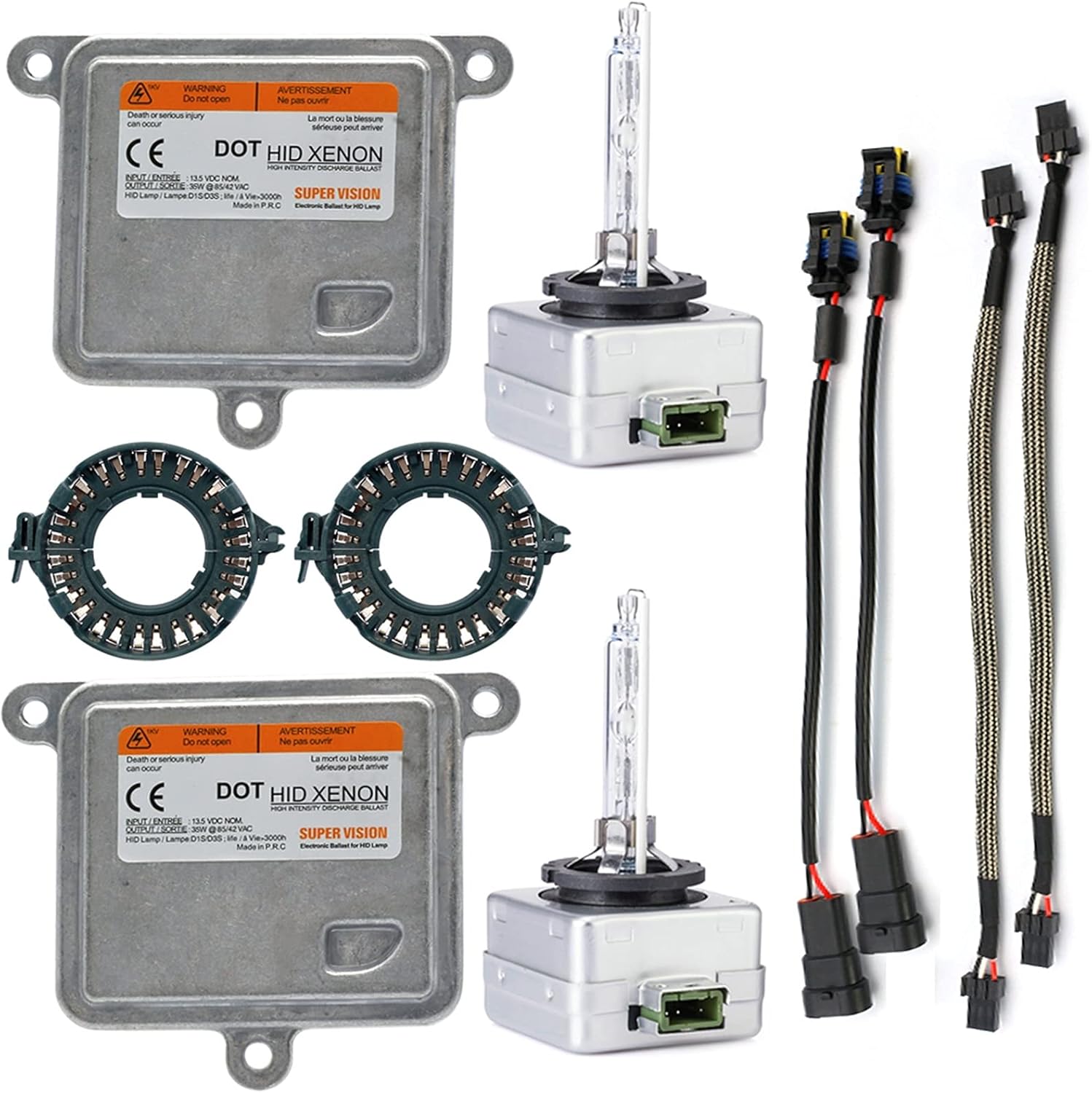 D1S D3S Xenon Projector Lens Bulb Kit 55W D3S 6000K 4300K 5000K Canbus ...
