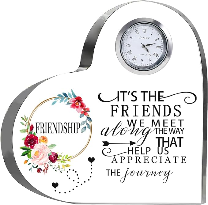 Amazon.com: Movdyka Friendship Gifts for Women Friends Crystal Heart 5 ...