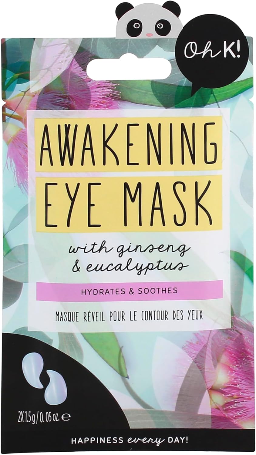 Oh K! Under Eye Mask, For Tired and Puffy Eyes, De-puffing, With Added ...