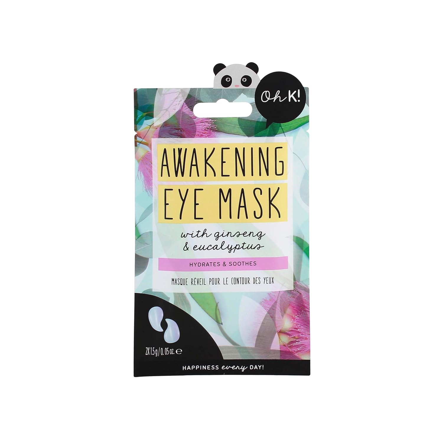 Amazon.com: Eye Mask - Ginseng and Eucalyptus by Oh K! for Unisex - 1 ...