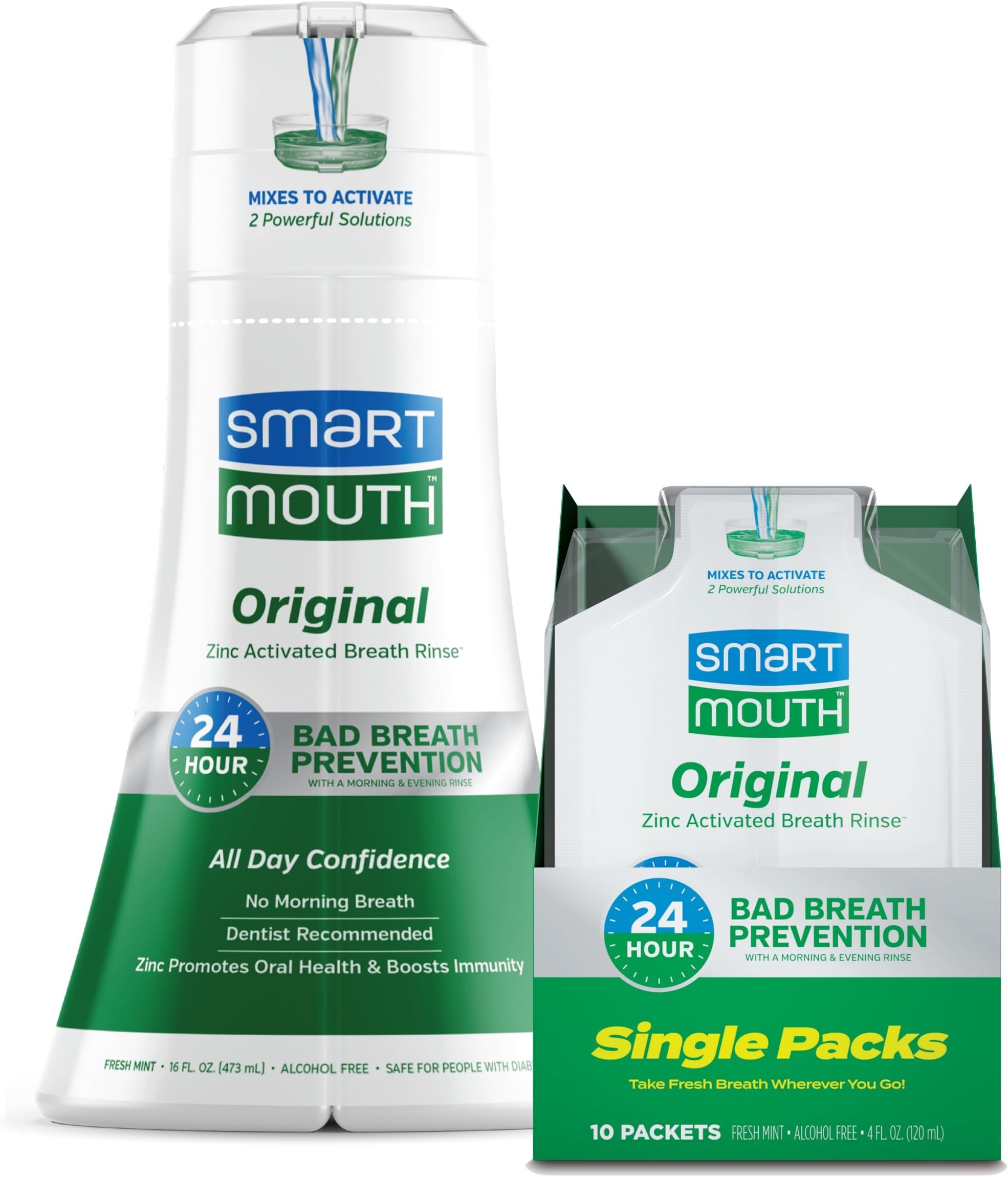 Amazon.com: SmartMouth Activated Dry Mouth Mouthwash, Dry Mouth and Bad ...