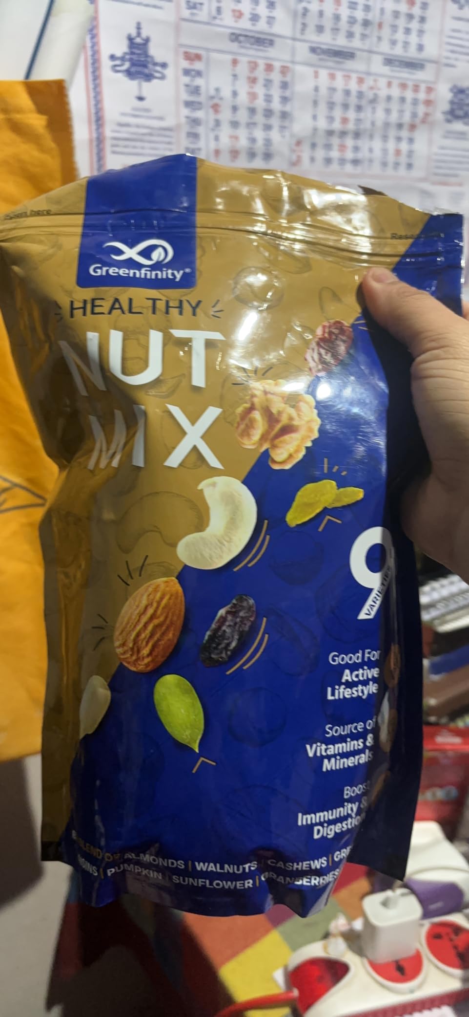 GreenFinity Premium International Healthy Nutmix 1kg, Dried Almonds ...