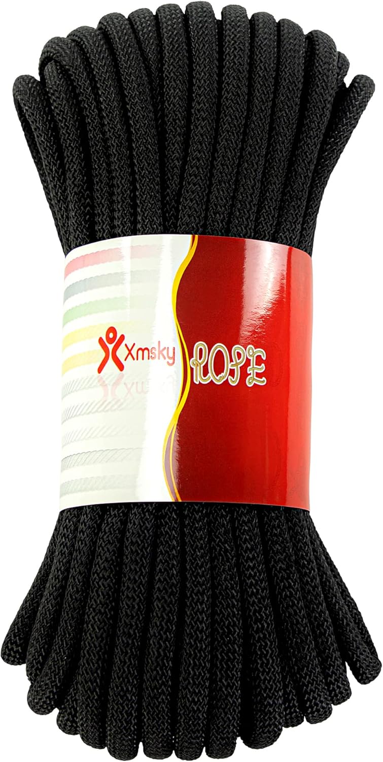 Amazon.com: Nylon Rope Diamond Braided Black Rope 2/5inch×100feet（10mm× ...