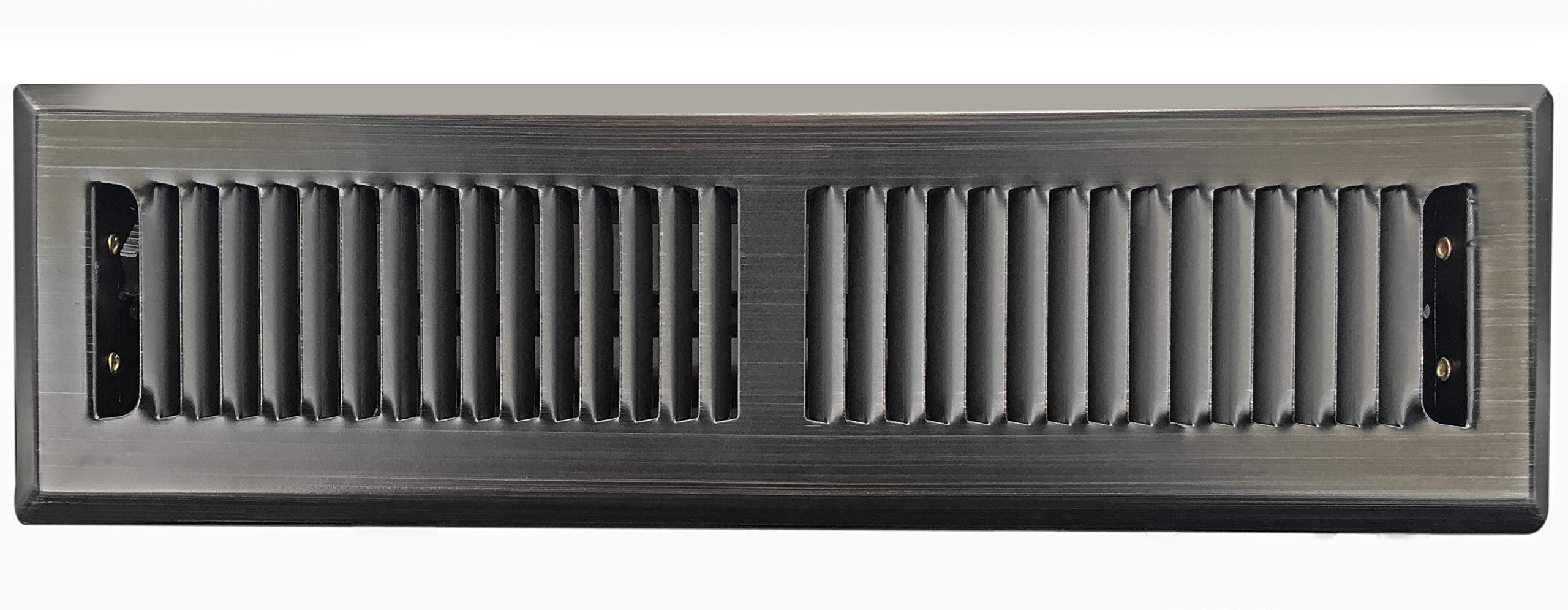 Snapklik.com : HVAC Premium 2" X 12" Modern Floor Register Grille
