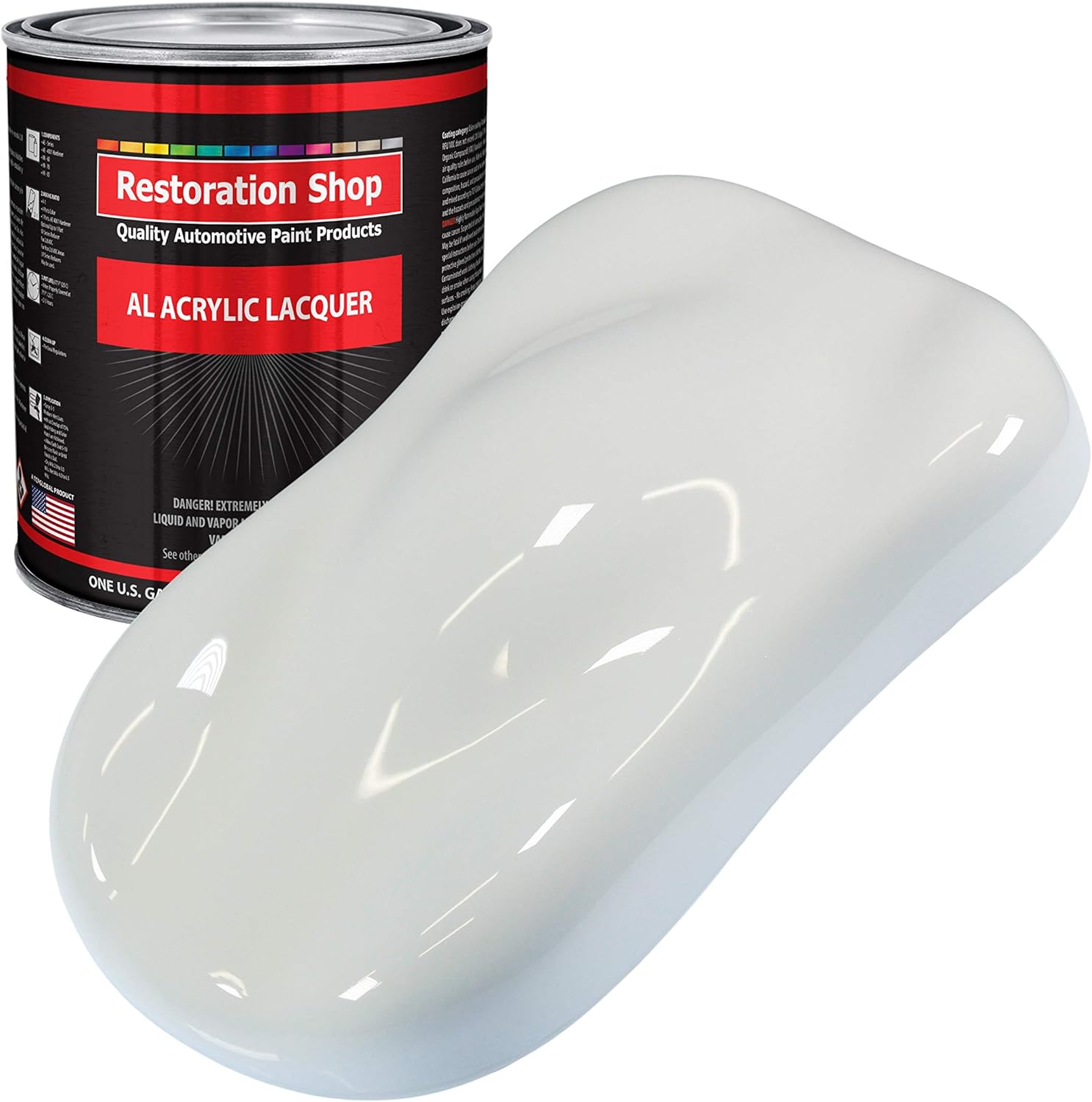 Amazon.com: Restoration Shop - Cameo White Acrylic Lacquer Auto Paint ...