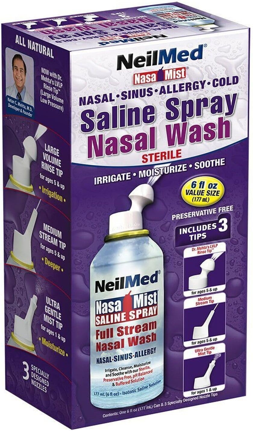 Amazon.com: NeilMed Sinus Rinse Kit with Xylitol, 50 Count (Pack of 1 ...