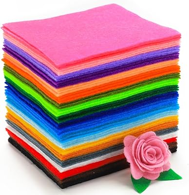 Amazon.com: Brown Soft Felt Fabric Sheets: ZAIONE 7 Rolls 8''x35'' Felt ...