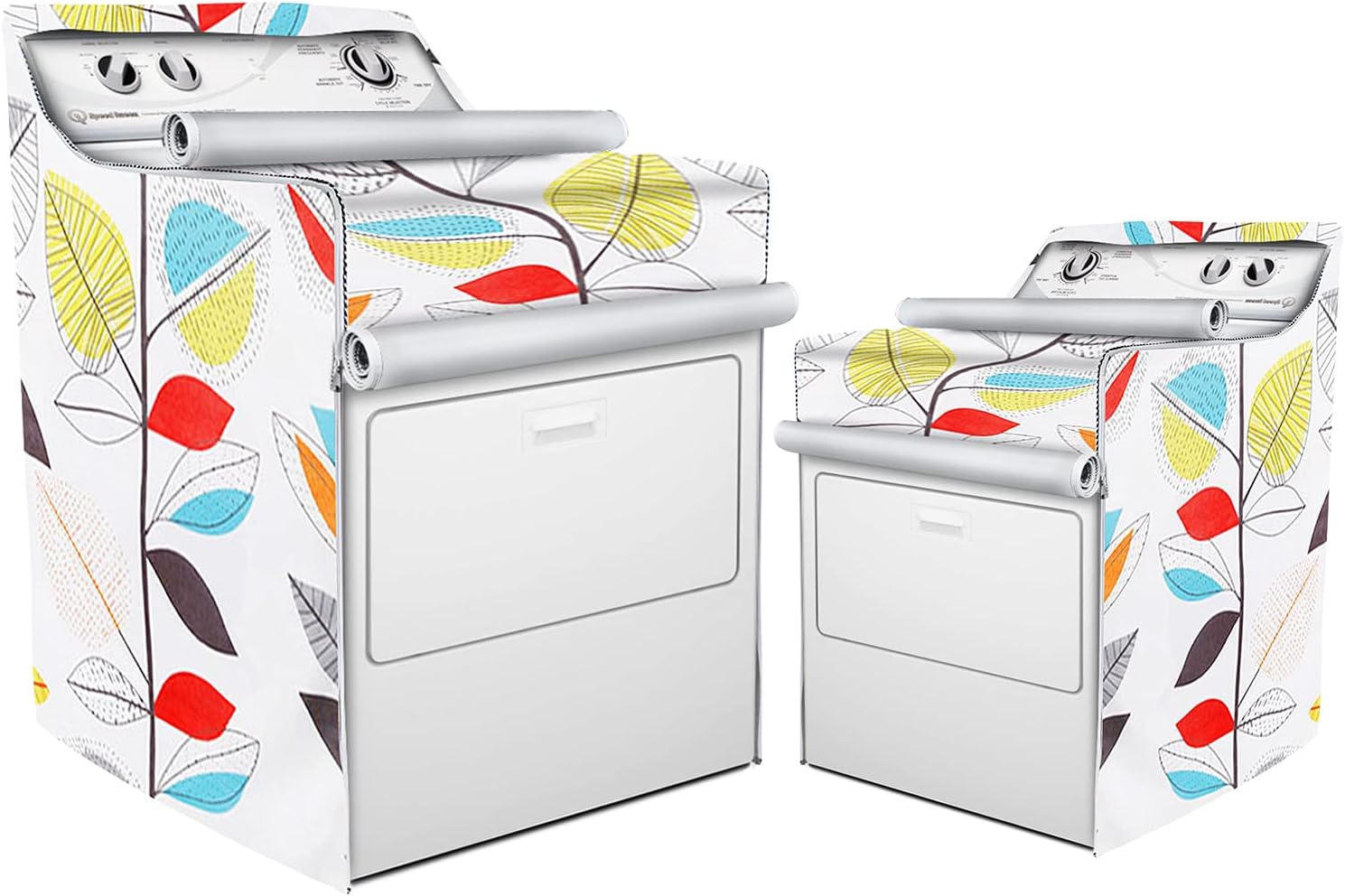 Amazon.com: Washing Machine Cover Waterproof (2 Pack), Fit for Outdoor ...