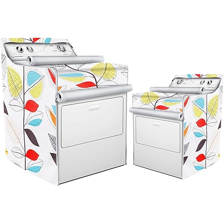 Amazon.com: Washing Machine Cover Waterproof (2 Pack), Fit for Outdoor ...