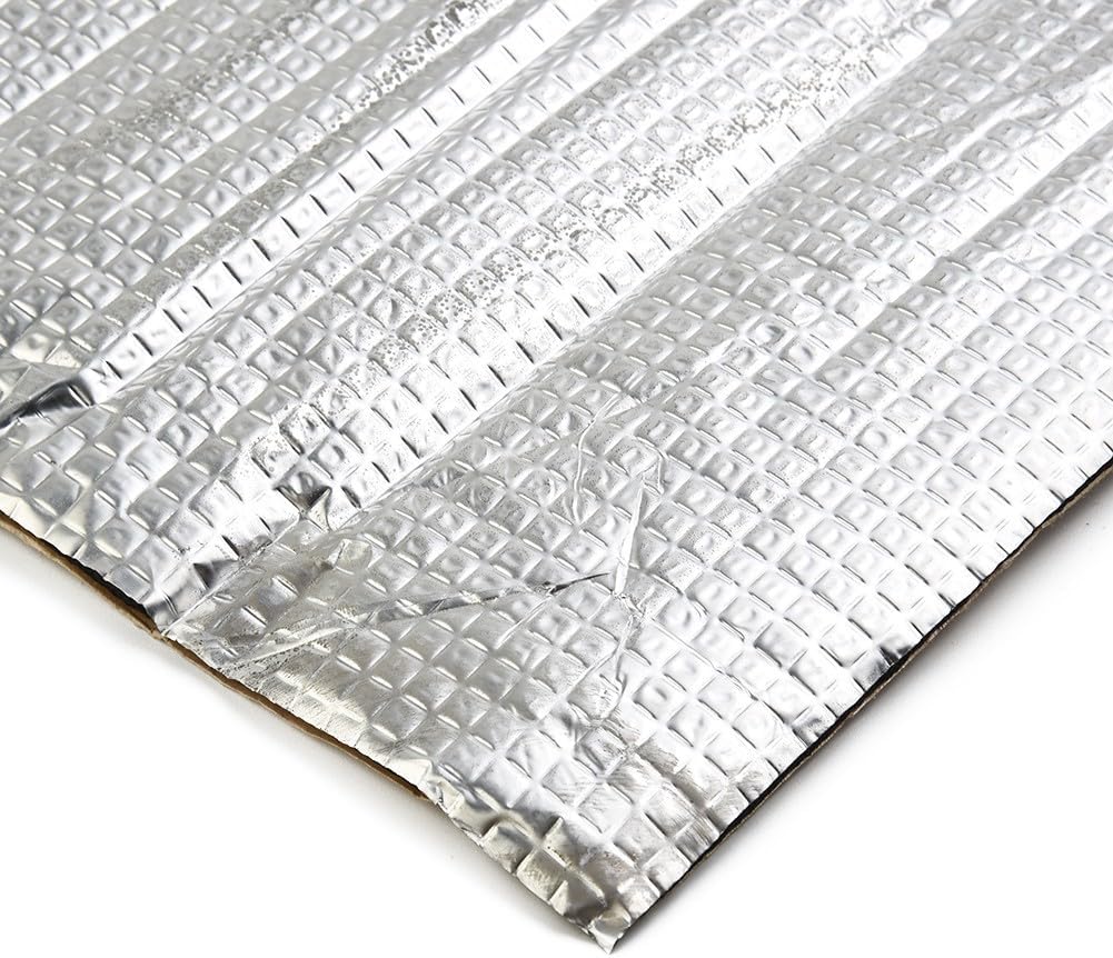 10 Sheets Sound Deadening Mat 5mm Butyl Damping Material Aluminium ...