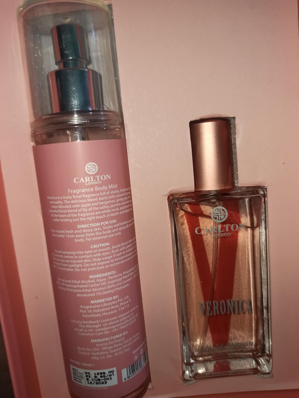 Carlton London Women Perfume Gift Set | Veronica Eau De Parfum (50ml ...