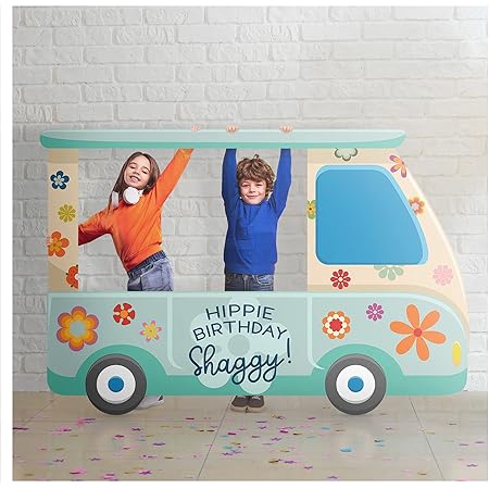 Amazon.com: Hippie Bus Photo Prop Party Accessory (1 count) (1/Pkg ...