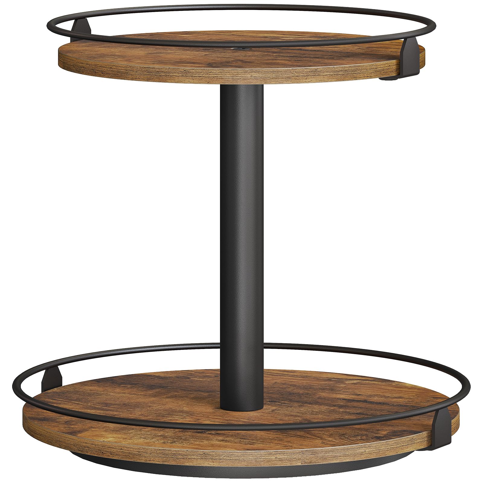 Amazon.com: YATINEY Lazy Susan, 2-Tier Rotating Spice Rack, Lazy Susan ...