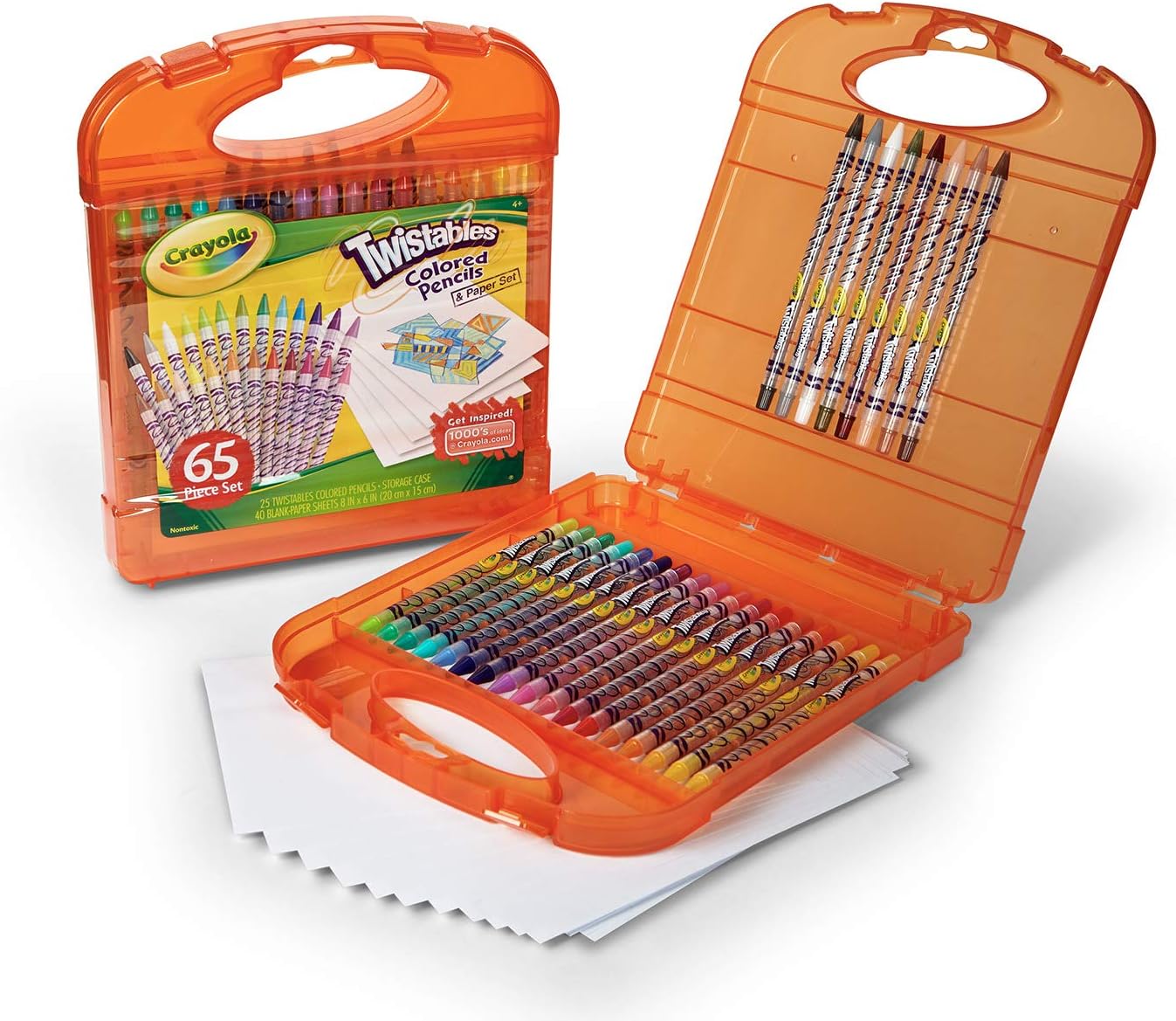 Amazon.com: Crayola Inspiration Art Case Coloring Set - Pink (140ct ...