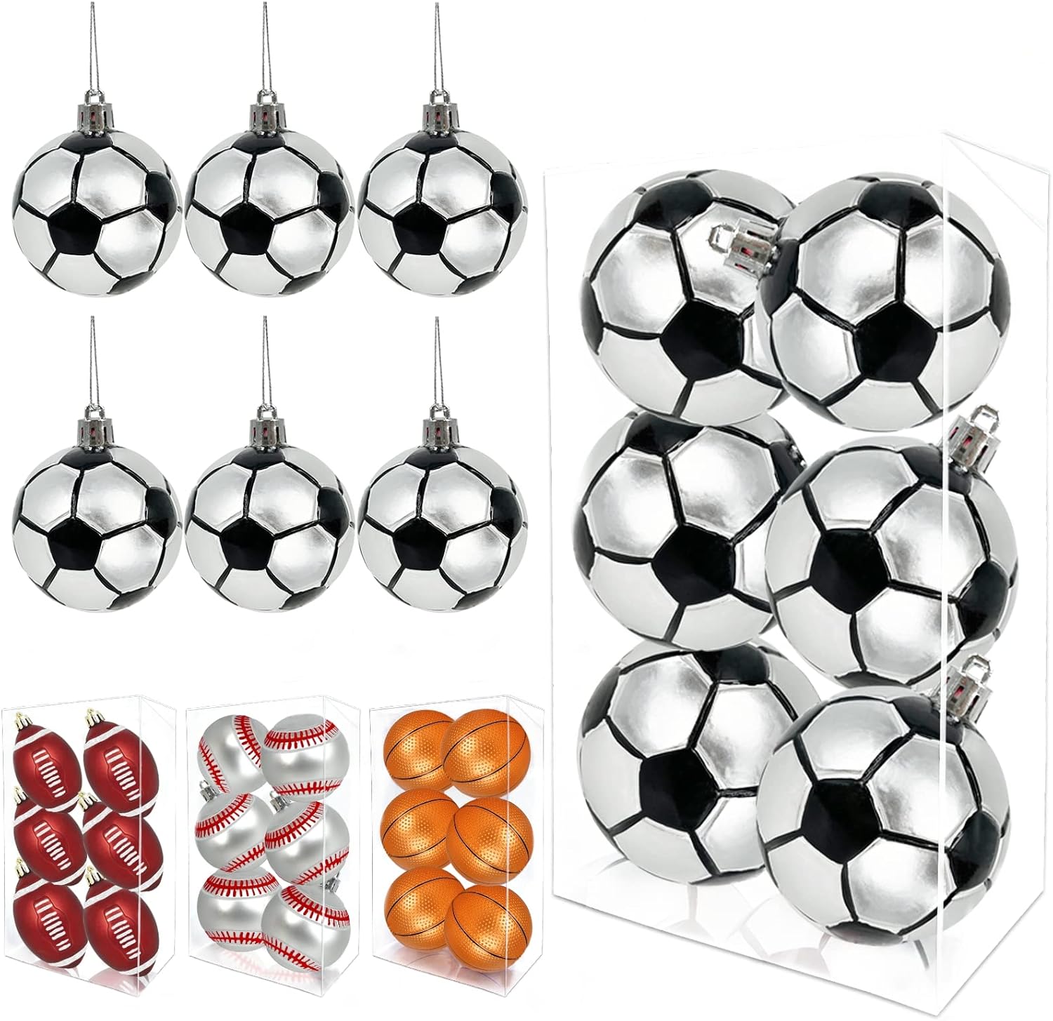 Amazon TURNMEON 6 Pack Soccer Christmas Ball Ornaments Christmas amazon-turnmeon-6-pack-soccer-christmas-ball-ornaments-christmas
