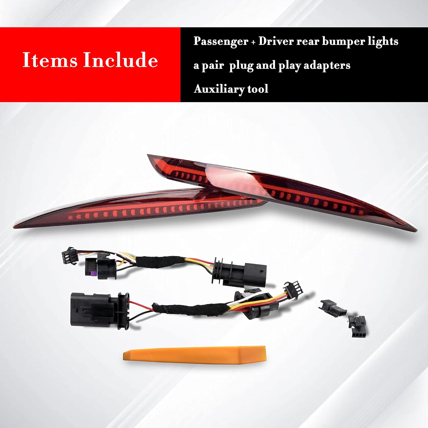Luces LED para parachoques trasero para Tesla Modelo Y 2017-2022, color ...