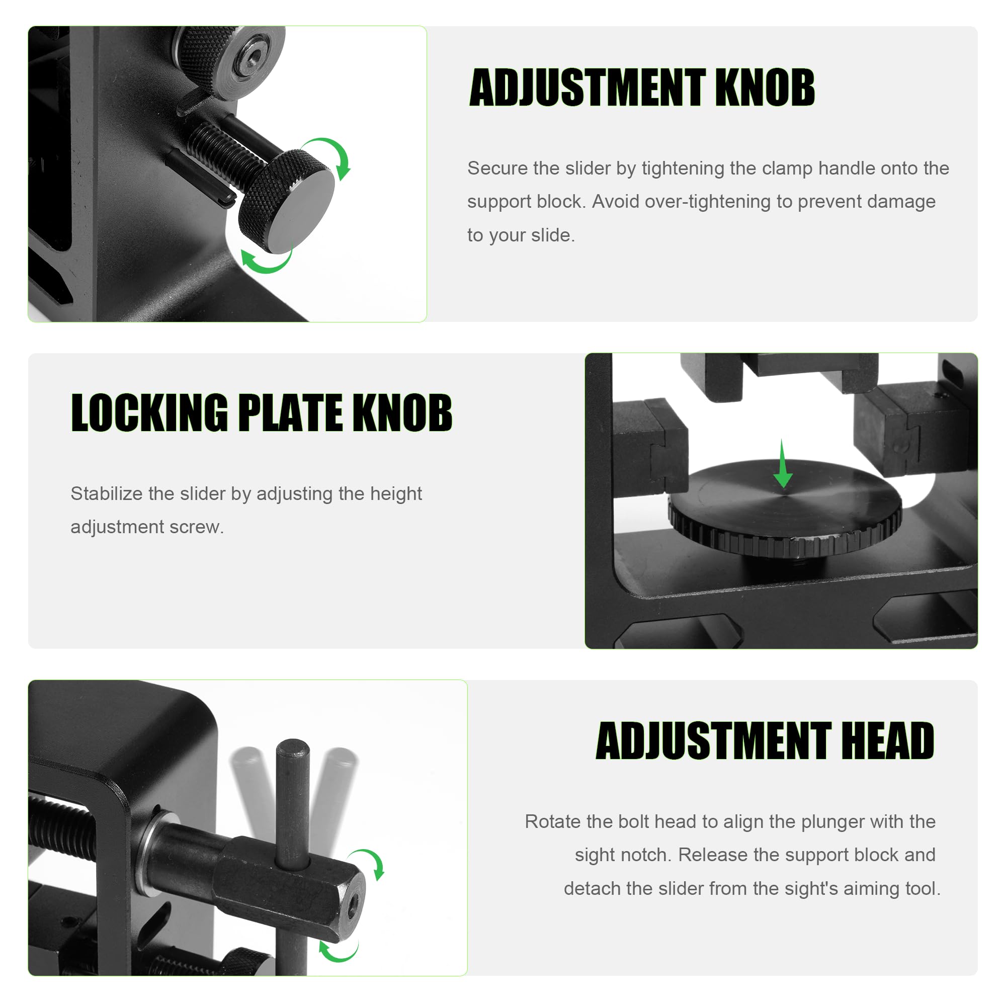 Snapklik.com : Jimtyee Universal Rear Sight Pusher Tool - Upgraded ...