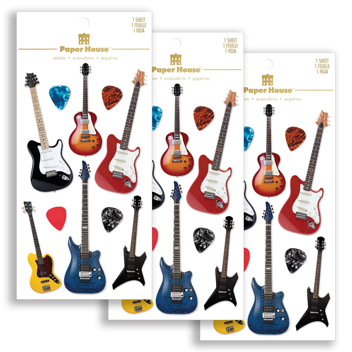 Electric Guitar Stickers