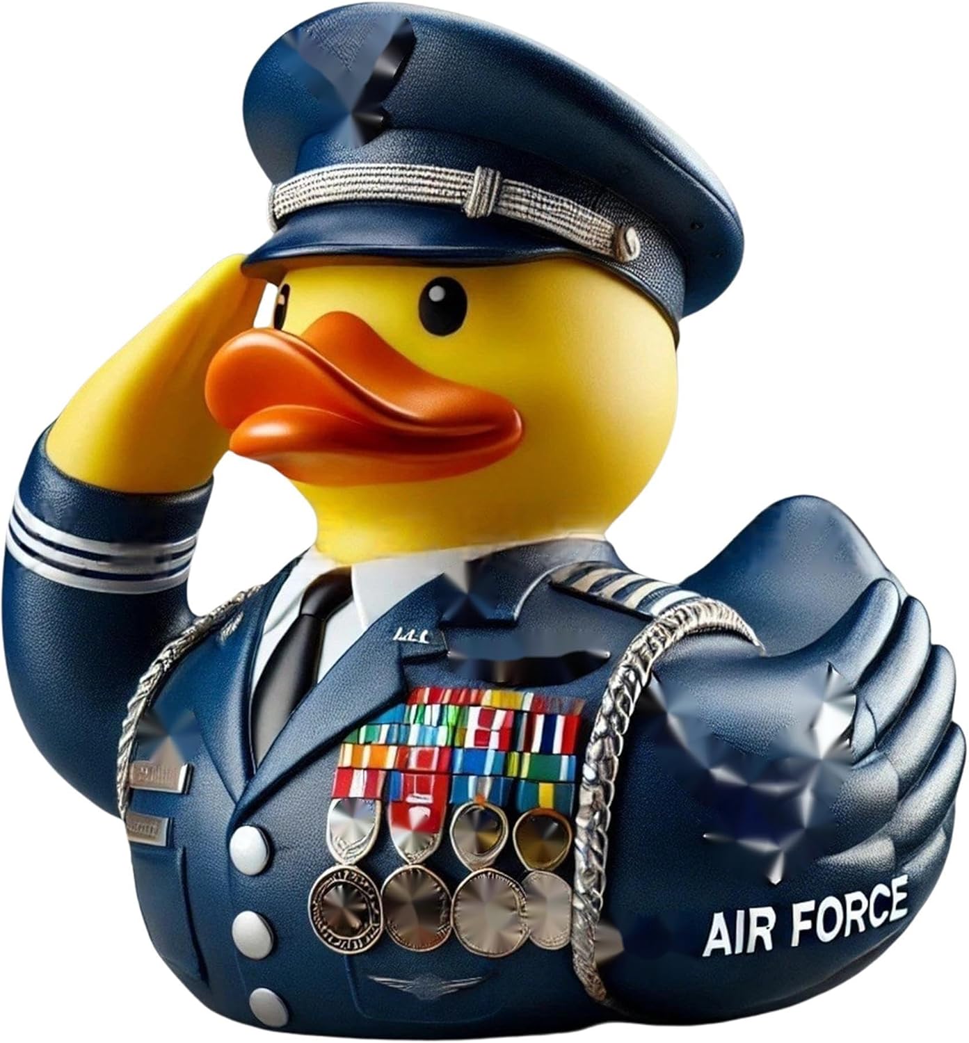 Amazon.com: SJWOW Duck Desk Decor - Military Uniform Saluting Duck ...