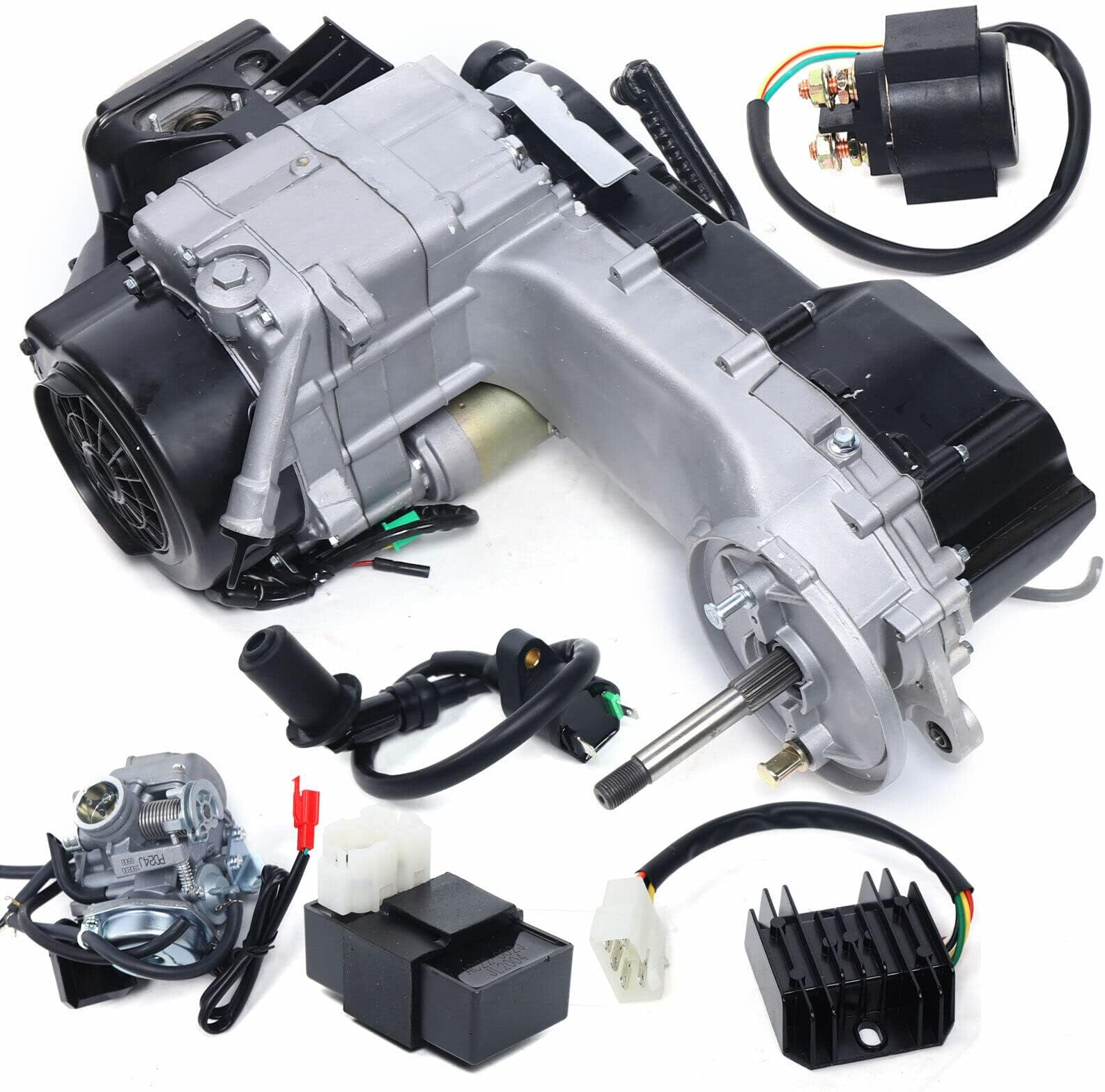 Amazon.com: 150CC Engine Motor For Long Case 110cc-150cc GY6 Scooter ...