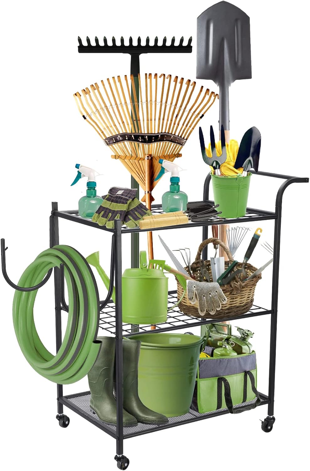 Amazon.com: Uboway Garden Tool Organizer for Garage: Yard Tool Racks ...