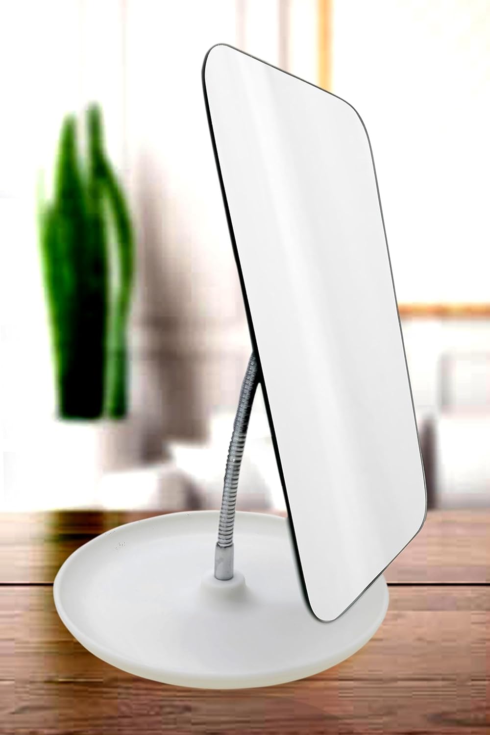 SG-Mart 360° Rotaiton Round Dish Beauty Mirror, Folding Portable ...