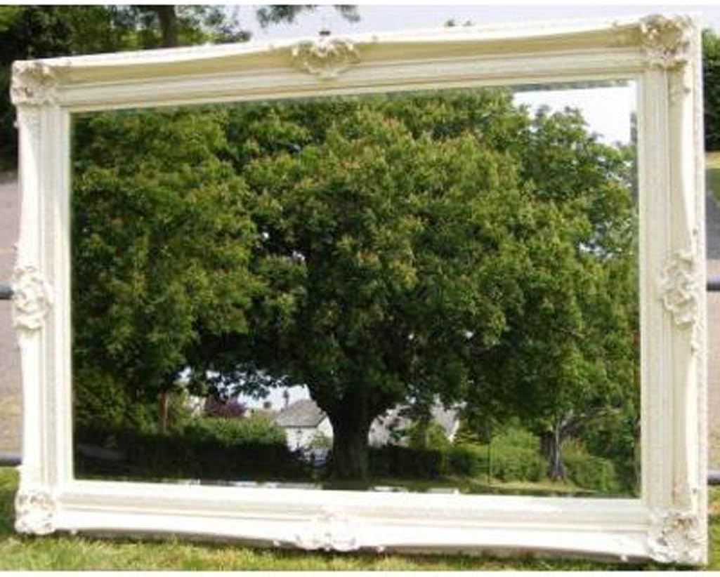 Amazon.com: Huge Ivory Rococo Mirror (8ft 2" x 6ft 2") : Everything Else