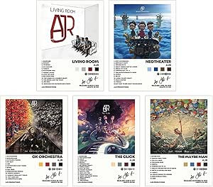 AJR Album Cover Signed Limited Poster Print Rapper Music Posters Canvas ...