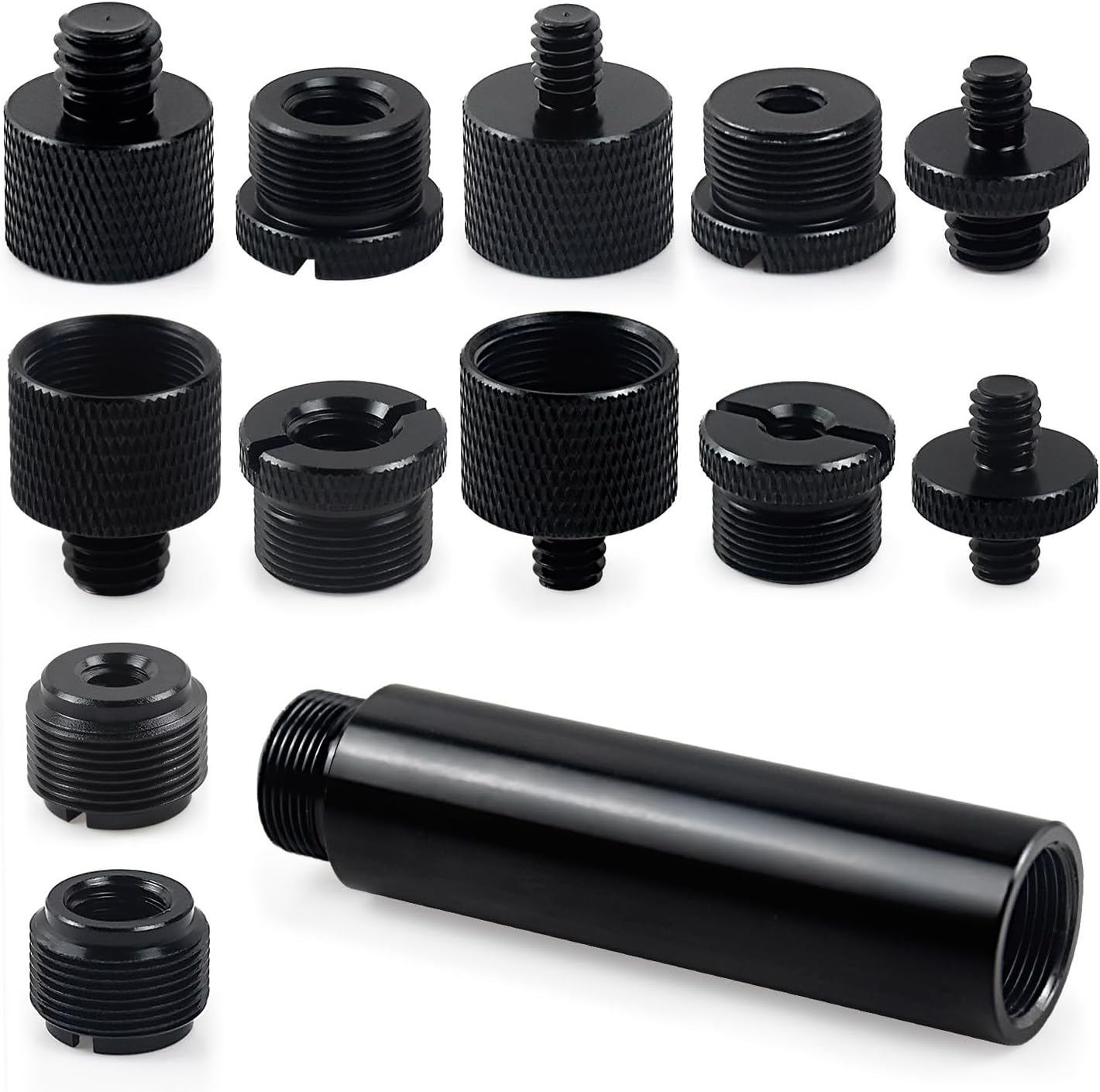 Amazon.com: 13 Pack Microphone Stand Adapter Screws with Extension Tube ...