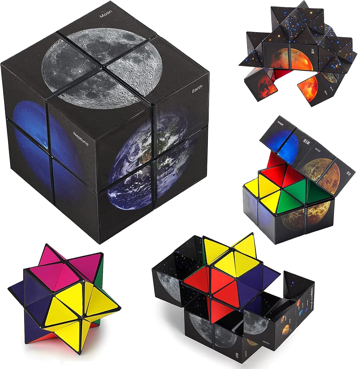 Infinity Cubes Fidget Toy for Boys Kids 3D Puzzles Magic Cube Toys ...