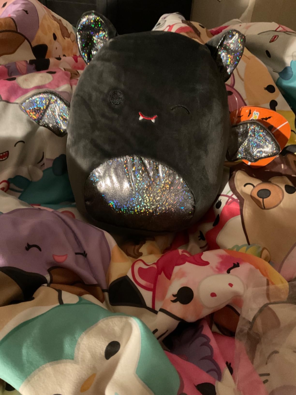 $5/mo - Finance Squishmallows Original 8-Inch Emily Bat with Sparkly ...