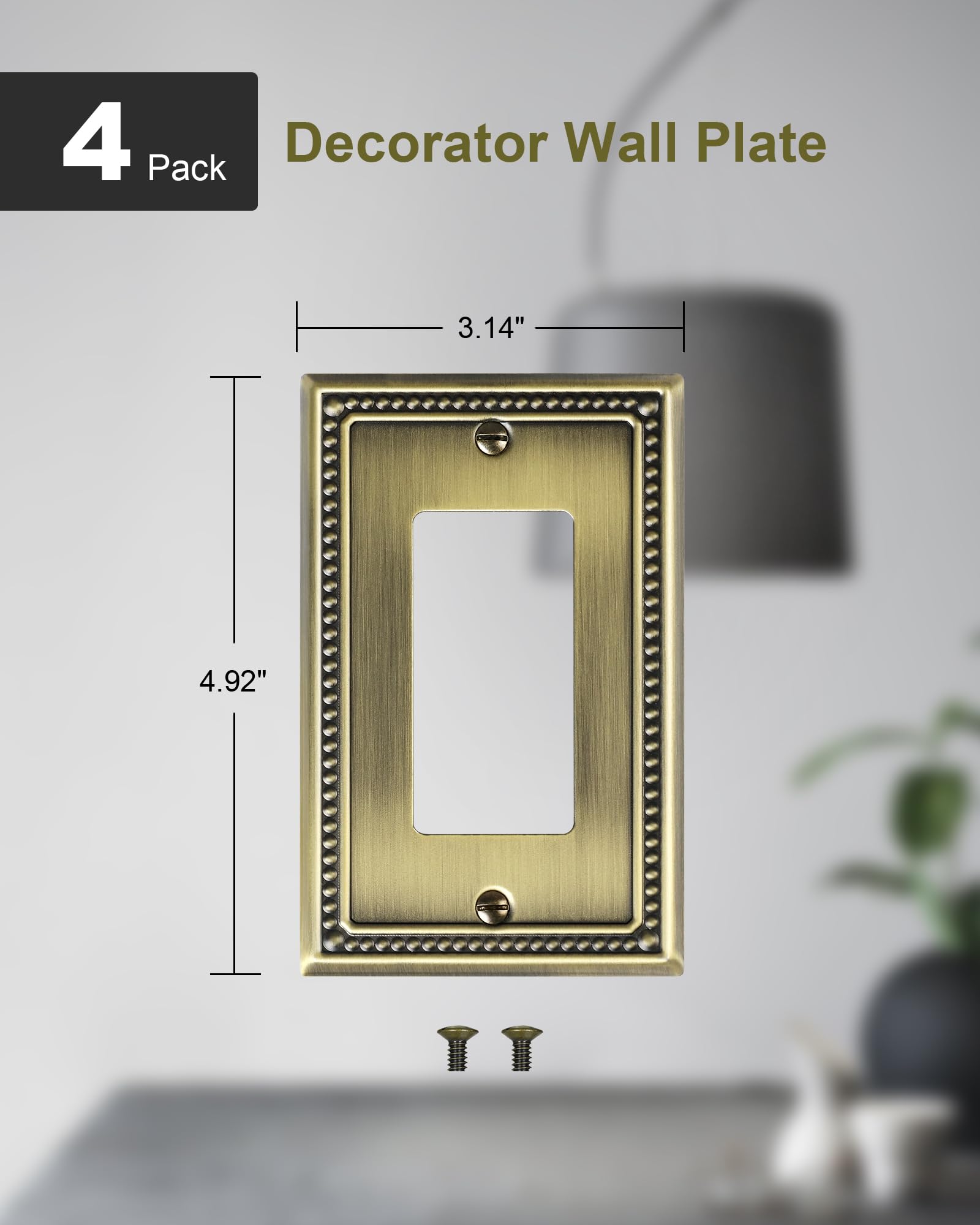 Antiqued Mirrored Switch Plates Antique Wall Mirror, Victorian, Gilt