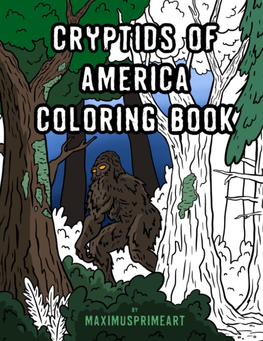 Amazon.com: Cryptids of America Coloring Book: 9798836892777: Lim, Max: Books